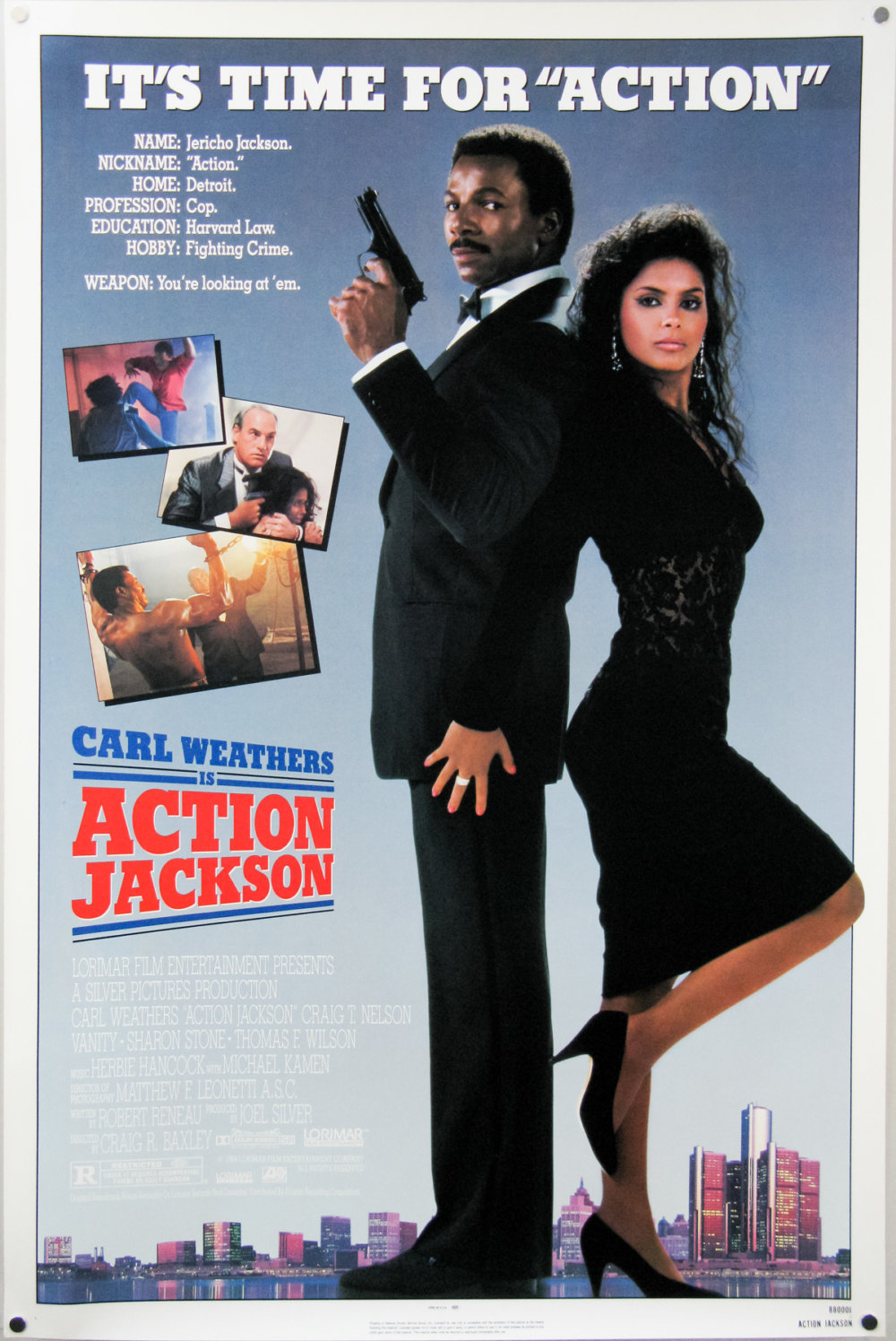 Action Jackson / one sheet / USA