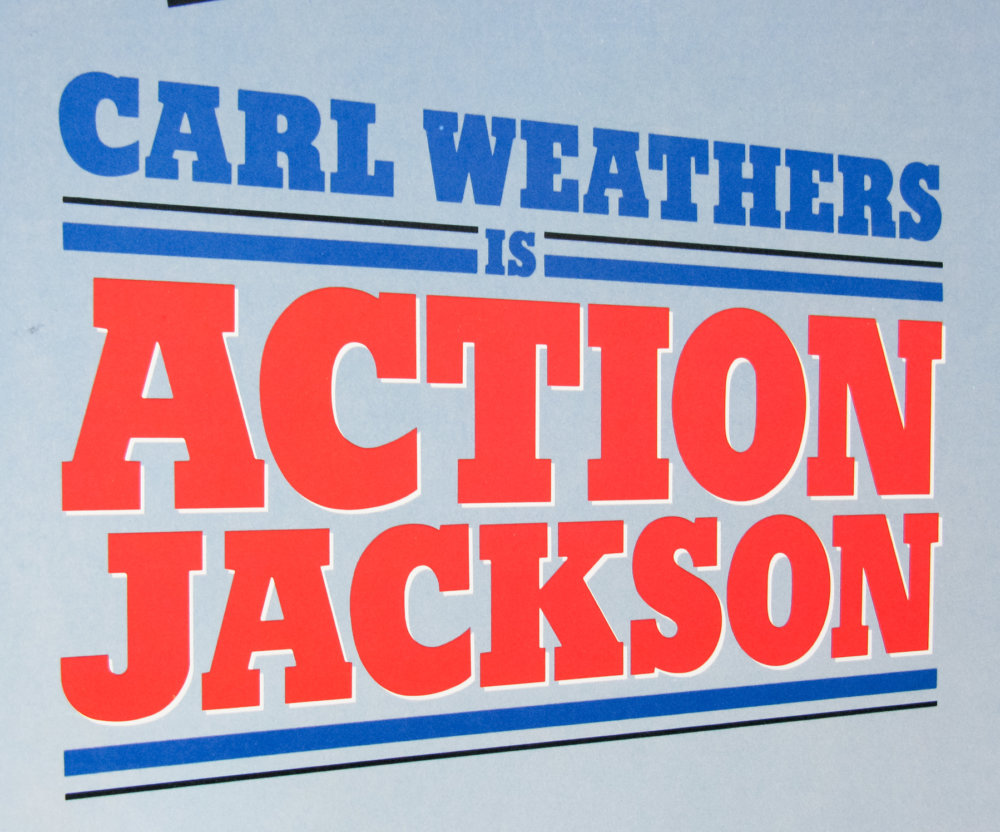 Action Jackson / one sheet / USA