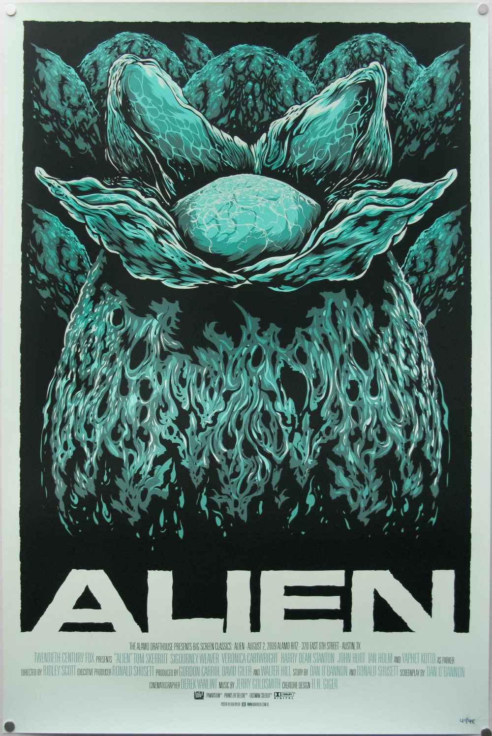 Alien / screen print / variant / Ken Taylor / USA