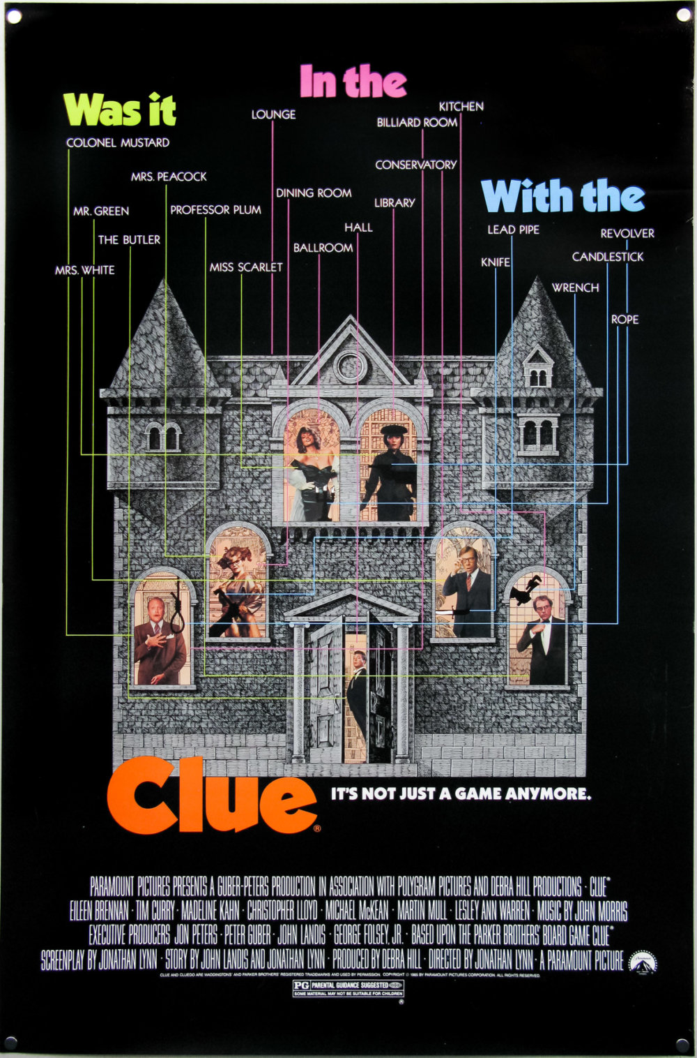 Clue / one sheet / USA