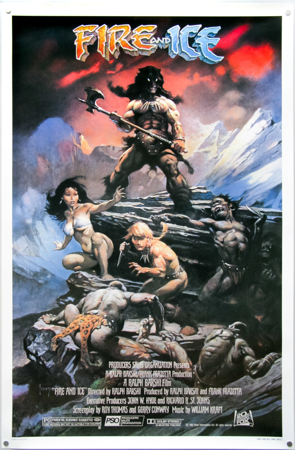 Fire And Ice One Sheet Usa