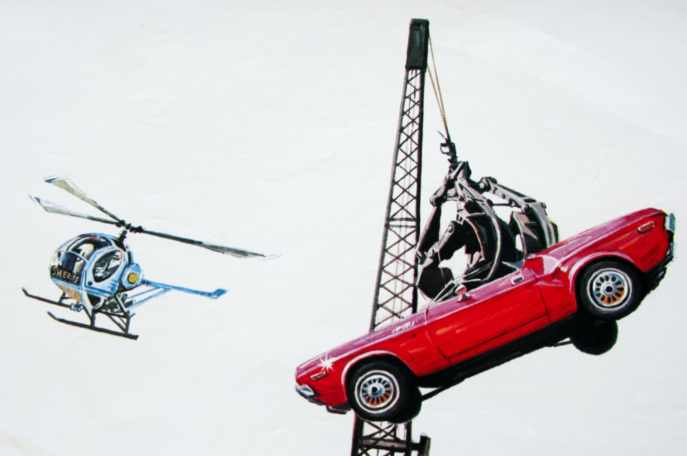 Gone In 60 Seconds / B2 / artwork style / Japan