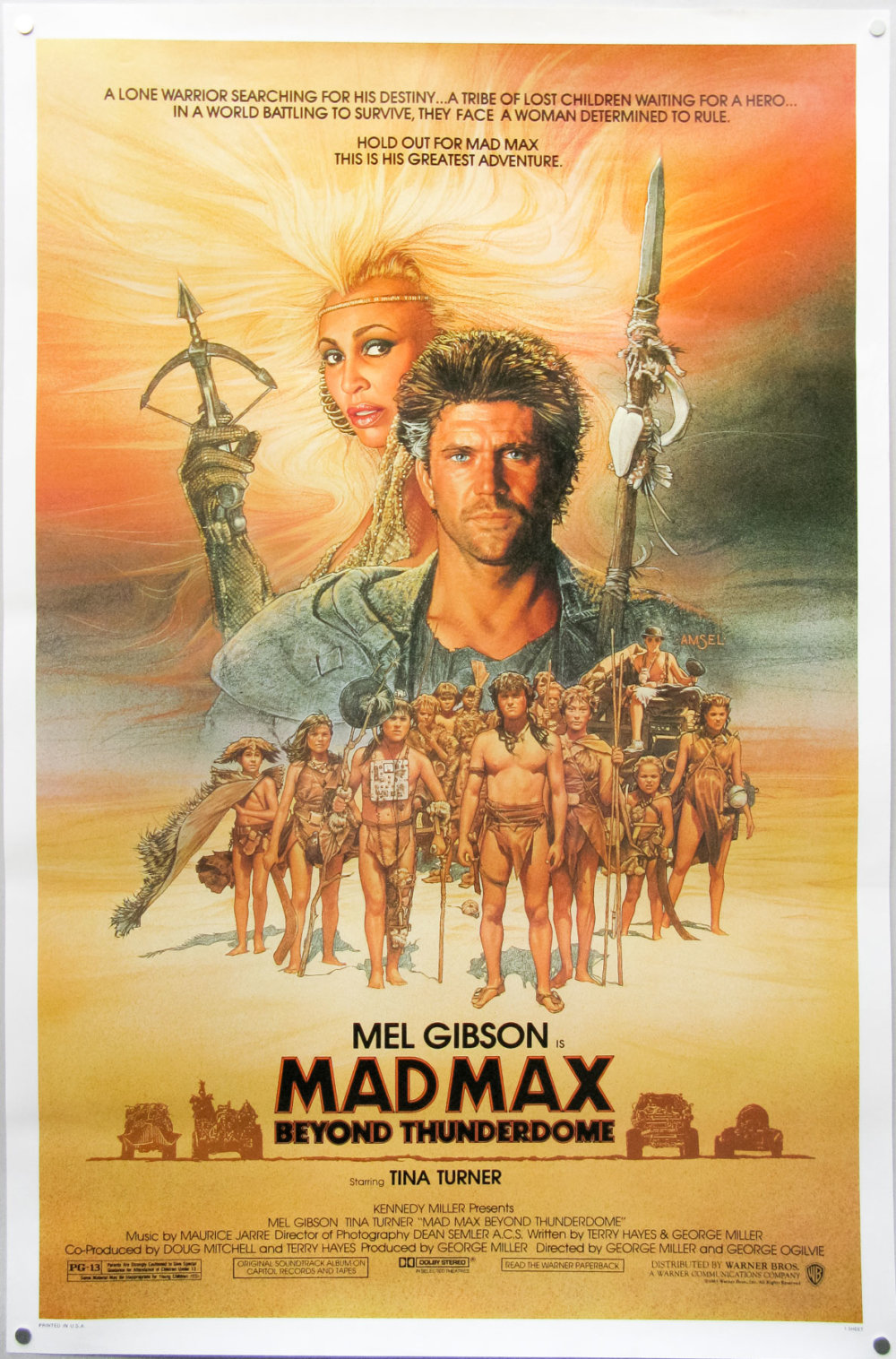 Mad Max Beyond Thunderdome / one sheet / USA