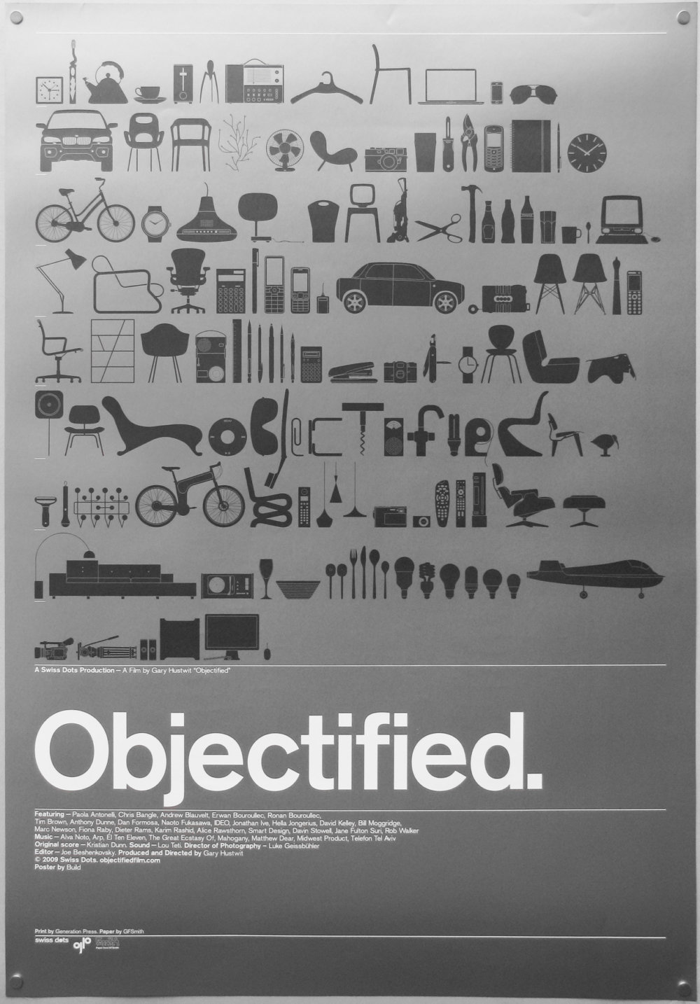 Objectified / one sheet / USA