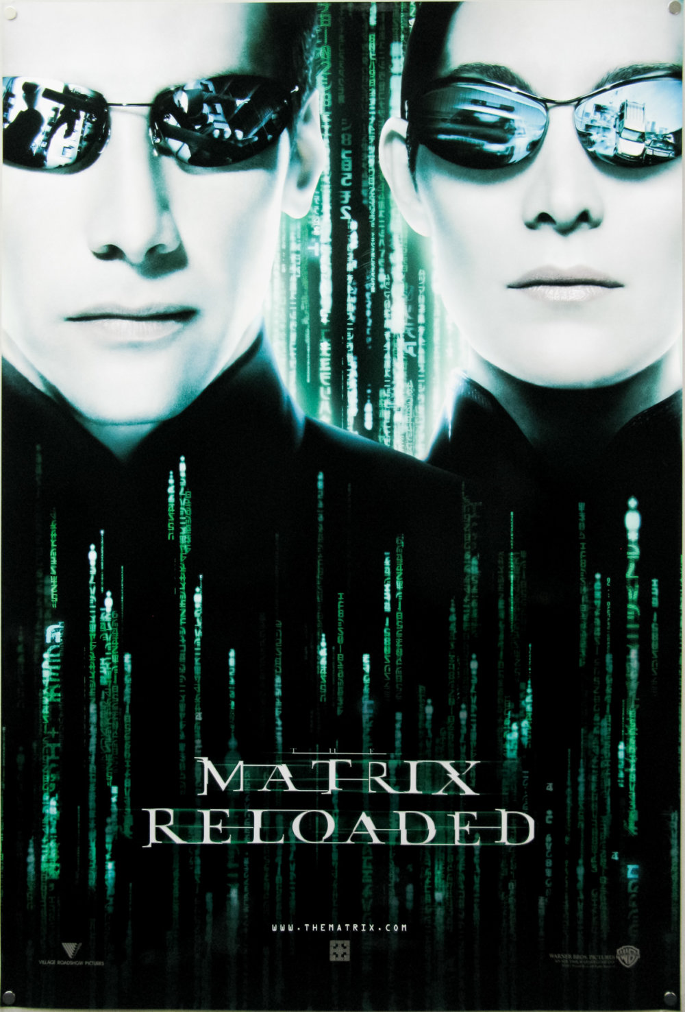 The Matrix Reloaded / one sheet / Neo and Trinity / USA