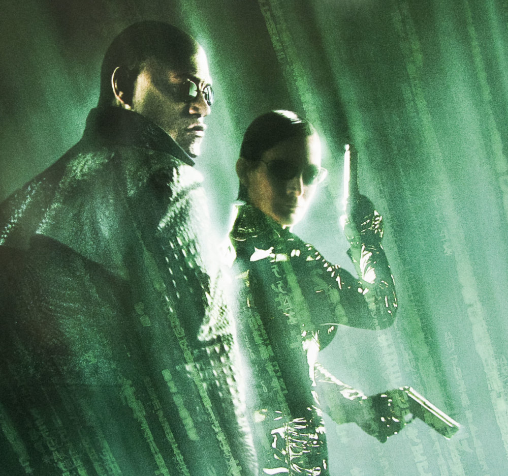 The Matrix Revolutions / one sheet / teaser / Morpheus and Trinity ...