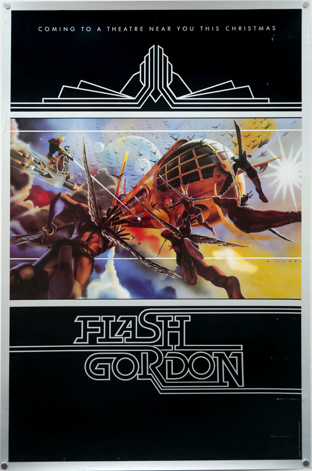 Flash Gordon / one sheet / foil teaser / USA