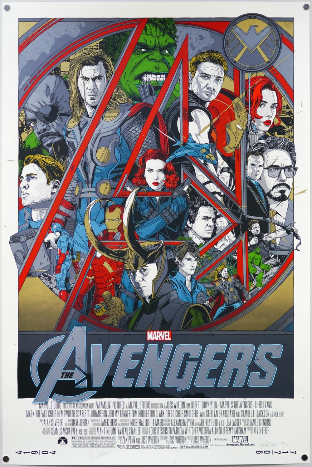 Tyler Stout on the making of his The Avengers screen print