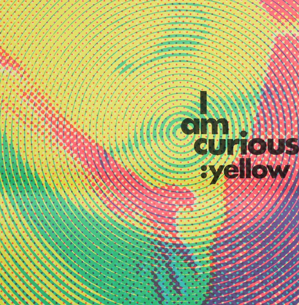 I Am Curious (Yellow) / B2 / black title style / Japan